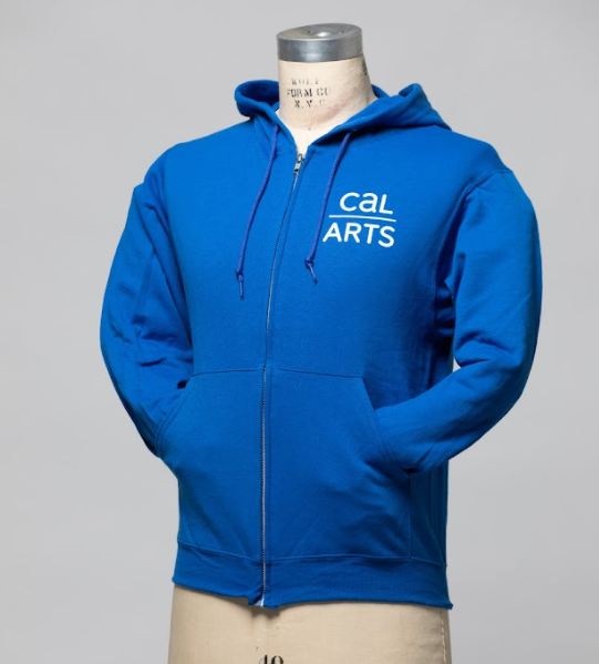 CalArts Full Zip Hoodie with Square Logo | The CalArts Store